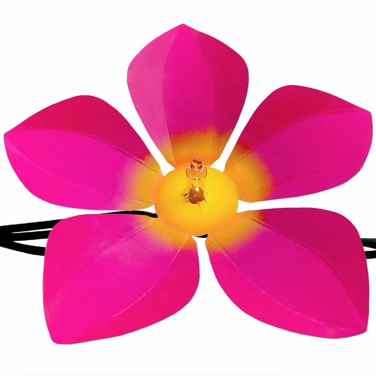Hot Pink paper flowers for string lights – Dandylites